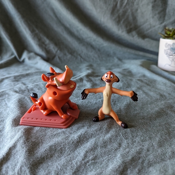 Disney | Toys | Lion King Timon Pumba 2pc 35 Mcdonalds Happy Meal Toy ...
